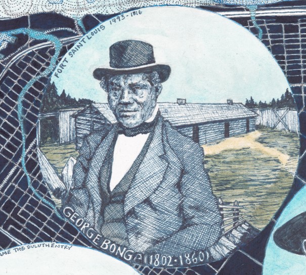 George Bonga and Fort Saint Louis – KIIHN ART MAPS